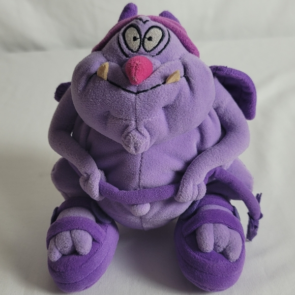 Disney | Toys | Vintage Disney Store Hercules Purple Monster 7 Bean Bag ...
